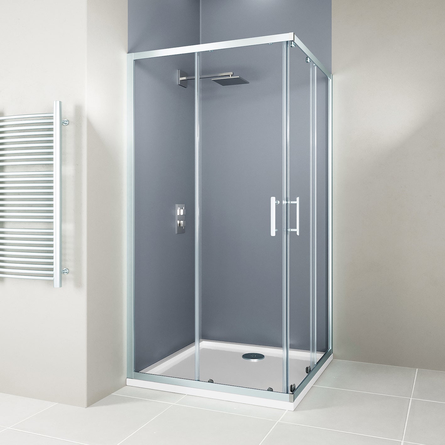 Flair Hydro Corner Entry Shower Door (Various Sizes) – Plumb4Less
