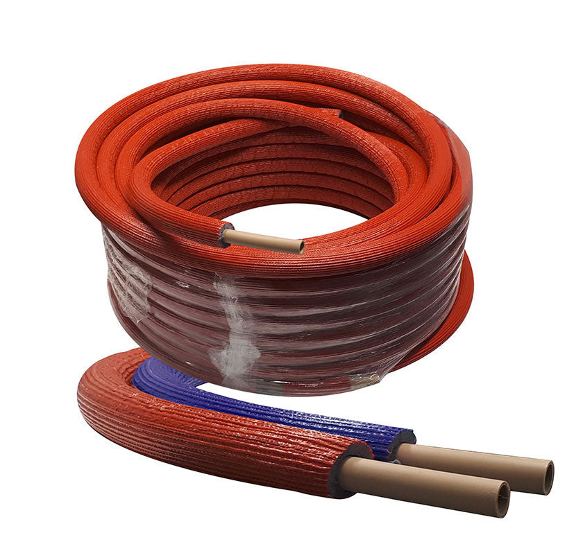 Qualpex ECOInsulated Pipe 50m RED – Plumb4Less